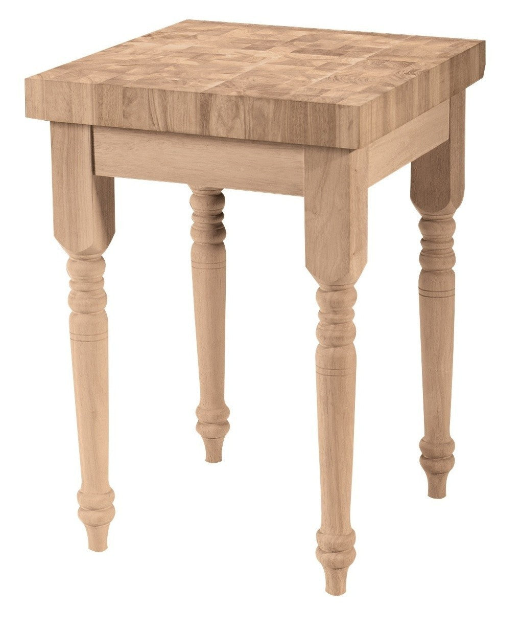 [24 Inch] Butcher Block Island – Wood You Trinidad