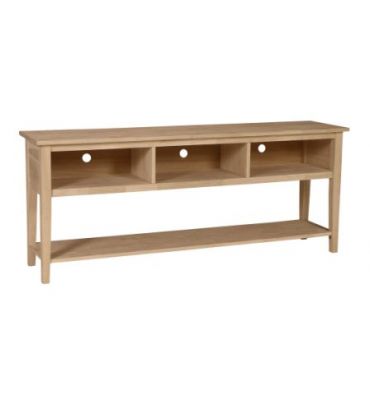[72 Inch] Shaker Open TV Console – Wood You Trinidad