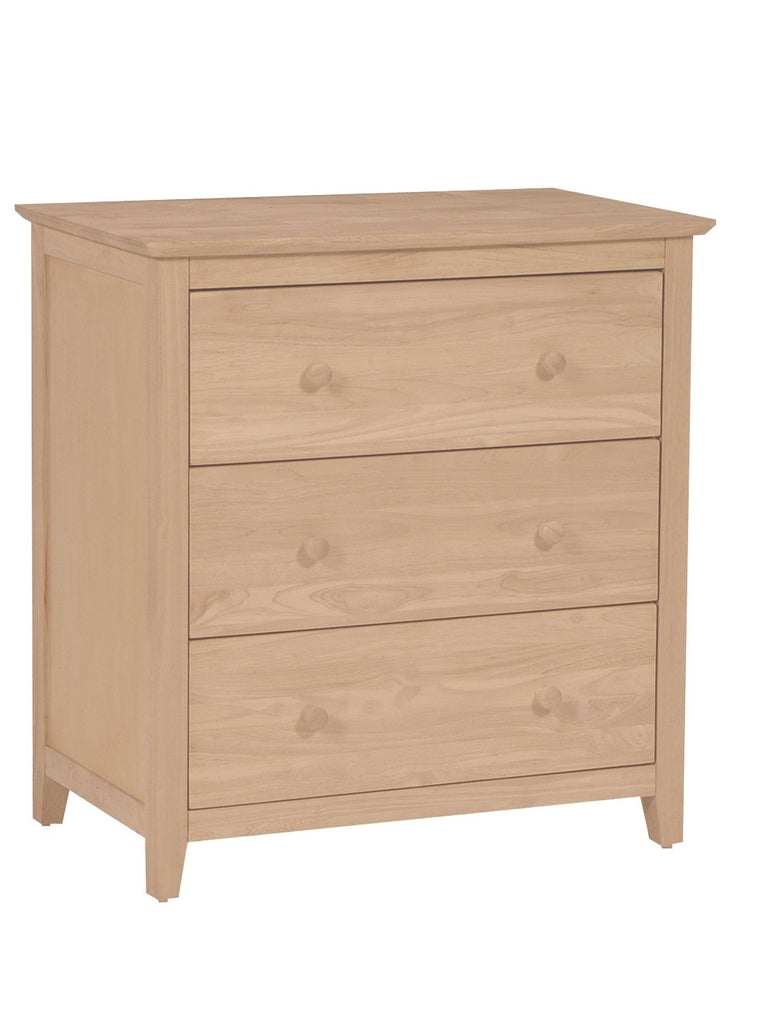 [32 Inch] Lancaster 3 Drawer Chest – Wood You Trinidad