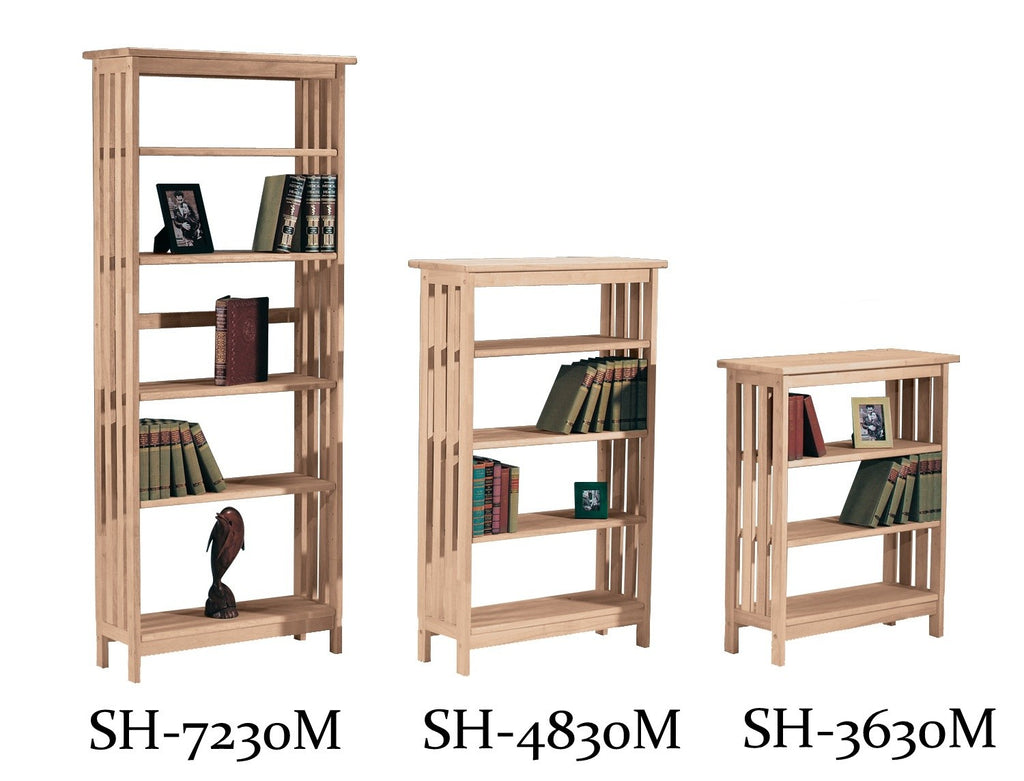 [30 Inch] Mission Bookcases – Wood You Trinidad